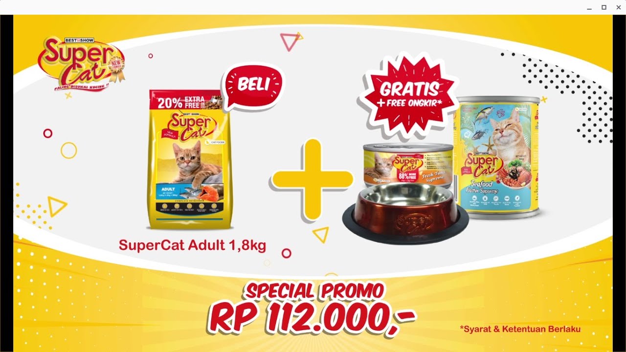 Best in Show Promo Bundling Super Cat hanya di www.tokobis.com - YouTube