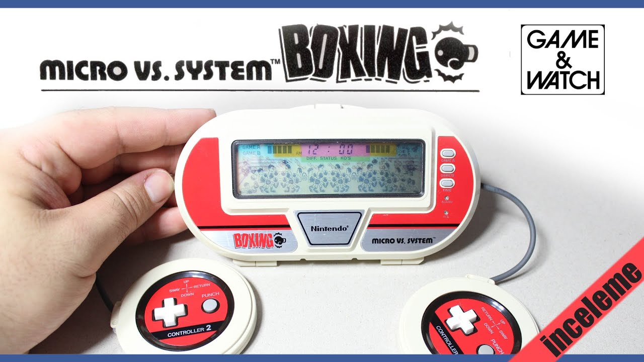 Nintendo Boxing Game & Watch (1984) Türkçe İnceleme - YouTube