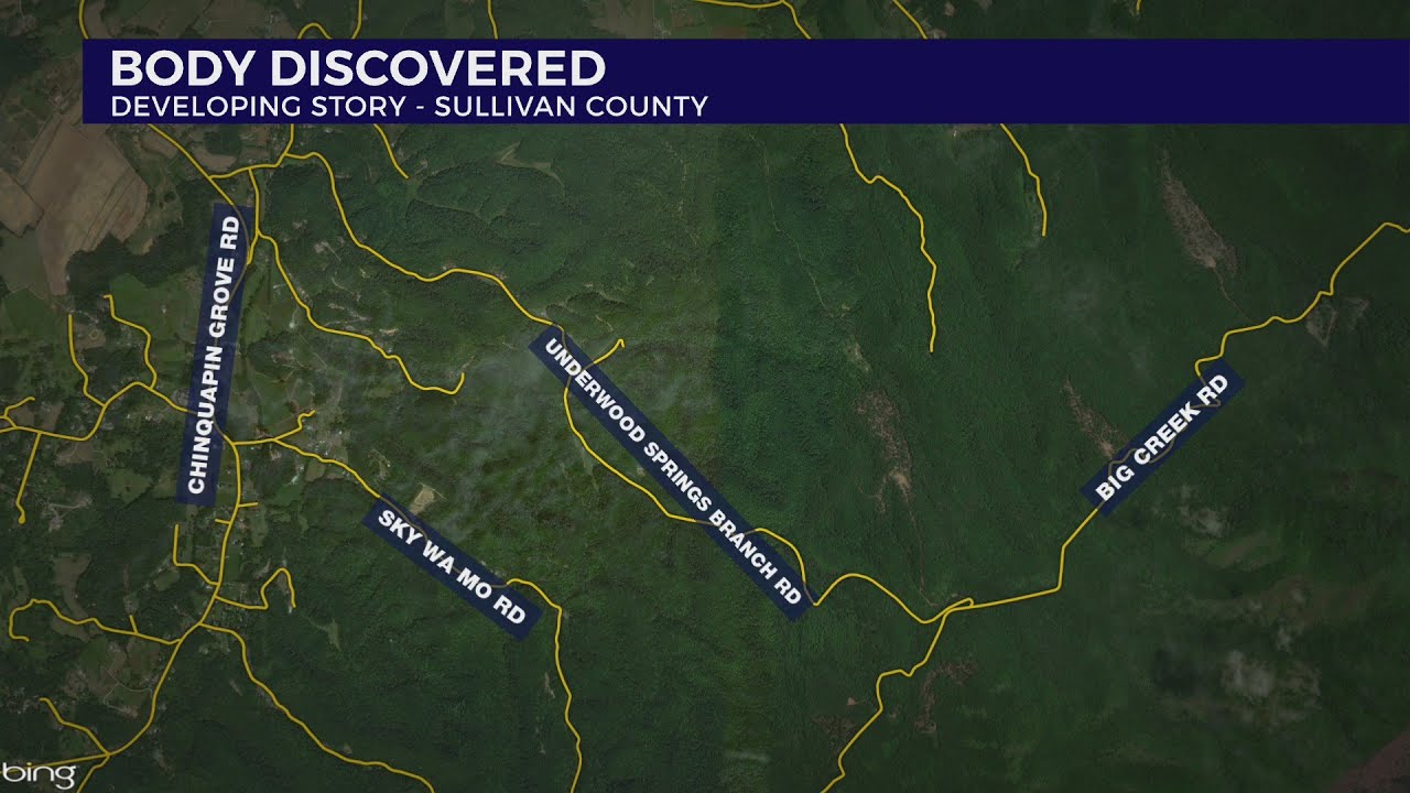 SCSO: Body found in woods off Underwood Springs Branch Road - YouTube