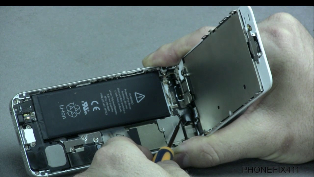 iPhone 5 Disassemble Video. Complete Lesson 2 of 14 - YouTube
