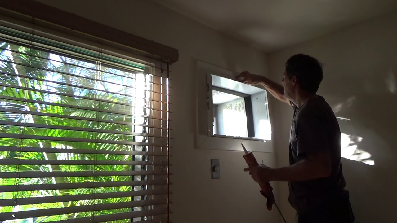 Installing LG Window/Wall Mount AC Unit Housing Made Easy...Part 2 ...