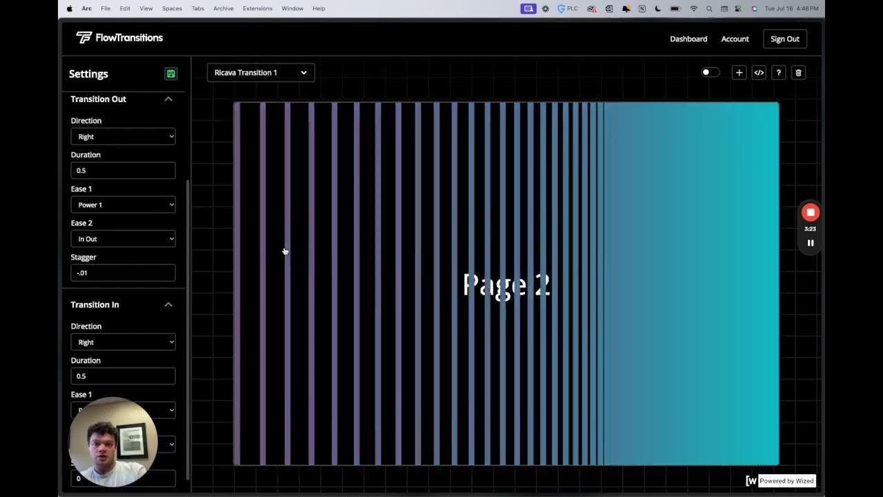 Webflow Tutorial #0007: How To Add Custom Page Transitions To Webflow Site | EASY & QUICK! - YouTube