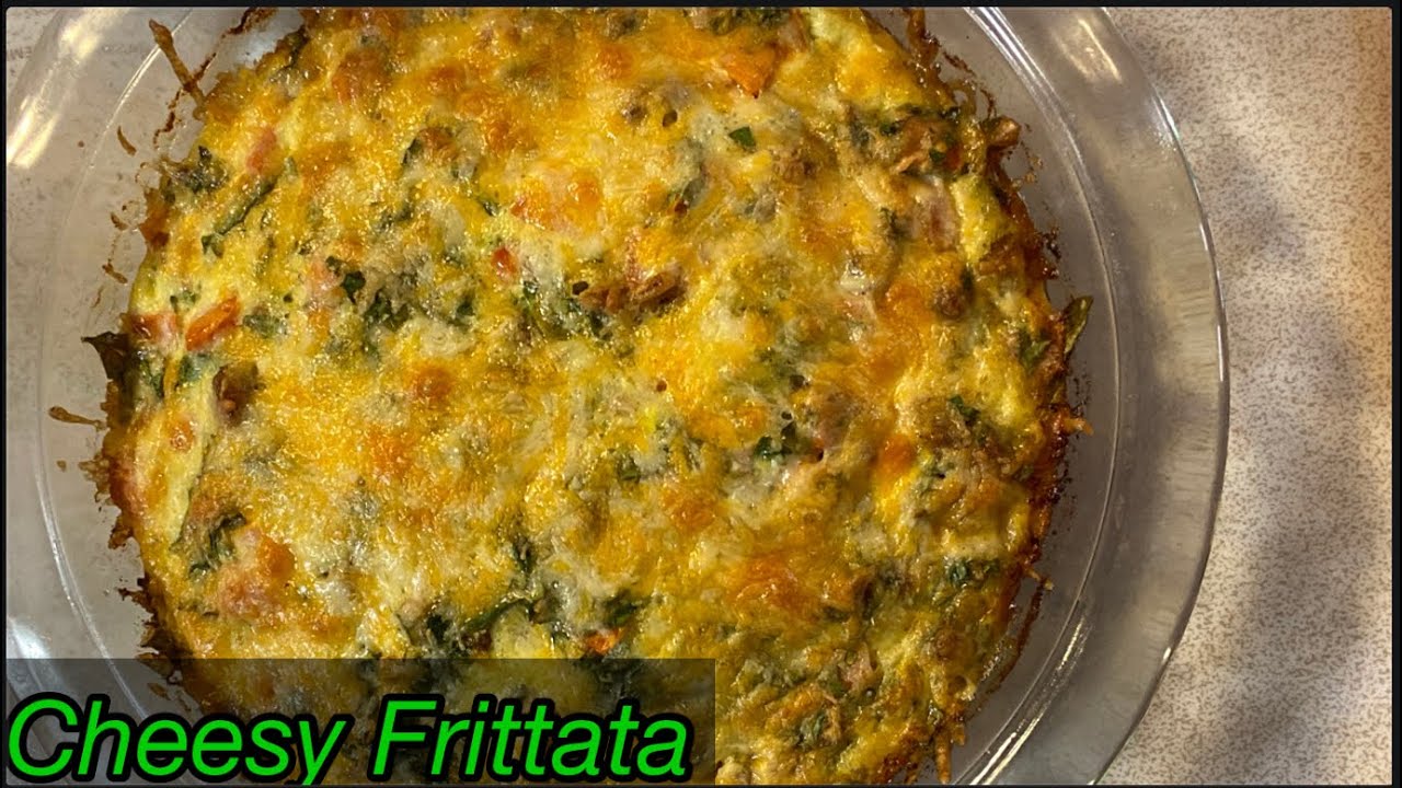 HOW TO MAKE CHEESY FRITTATA - YouTube