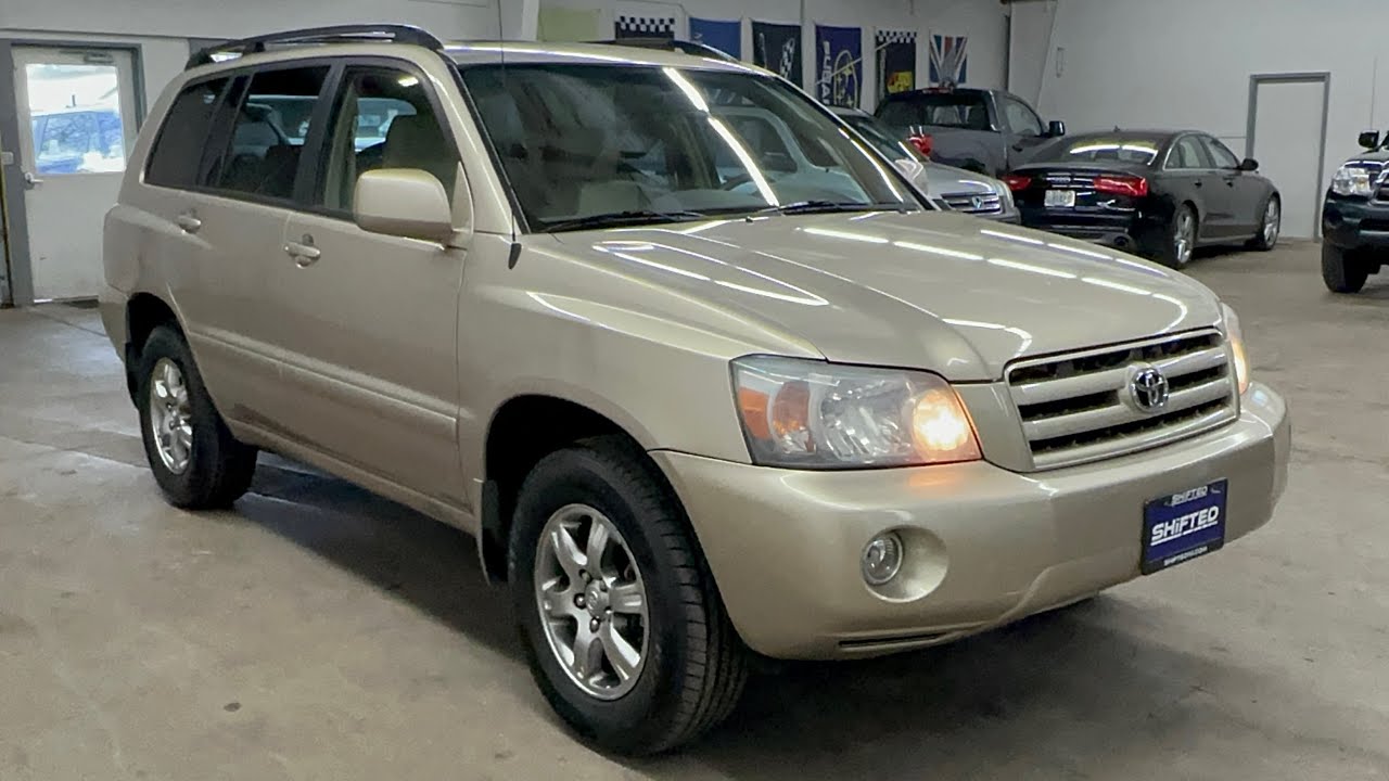 2004 Toyota Highlander Extended Condition Video - YouTube
