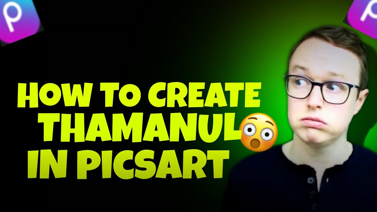 how to create professional thumbnail in mobile phone app PicsArt - YouTube