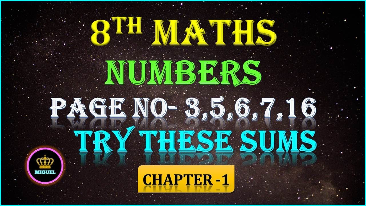 8th Maths Chapter 1 Numbers Try These Sums Page No 3 5 6 7 16 TN 8th-maths-chapter-1-numbers-try-these-sums-page-no-3-5-6-7-16-tn