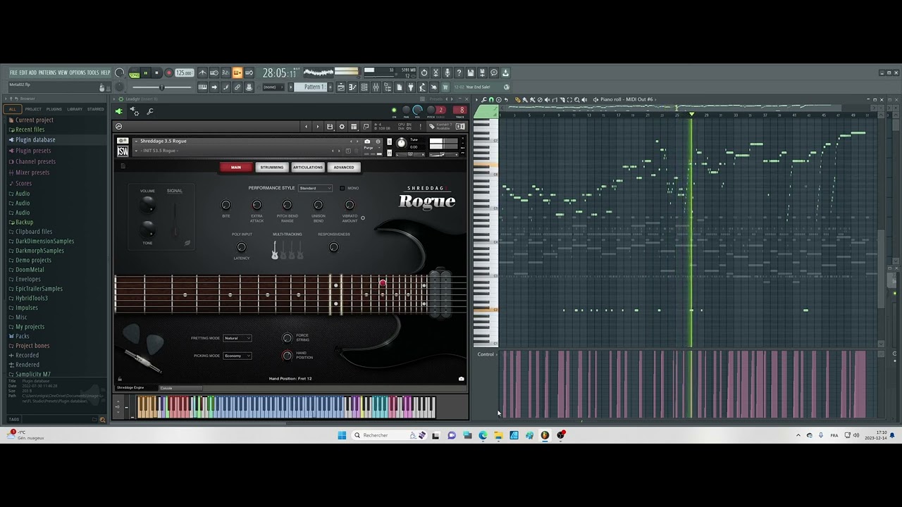 Dream Theater - Octavarium (VST) Guitar Solo - YouTube