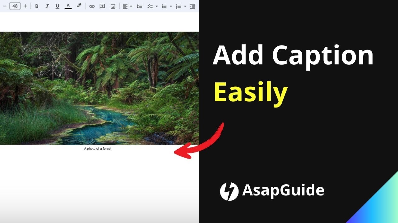 How to Caption an Image in Google Docs - YouTube