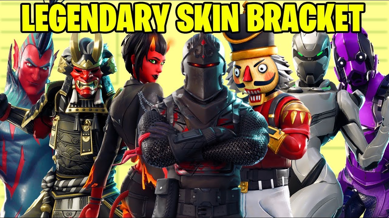 ALL LEGENDARY SKINS IN A BRACKET! (10 BEST LEGENDARY SKINS!) | Fortnite Battle Royale! - YouTube