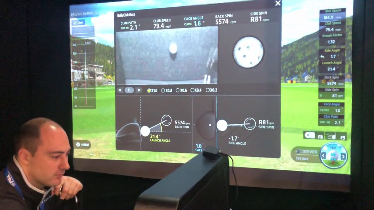 PGA Show 2019 - Uneekor Golf Simulator - Tracking Game Software Part 2 ...