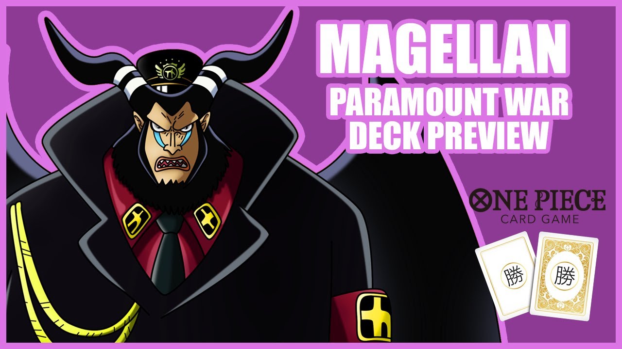 Magellan OP 02 Paramount War Deck Preview! One Piece Card Game - YouTube