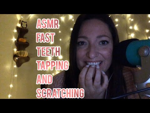 ASMR Fast Teeth Tapping And Scratching - YouTube