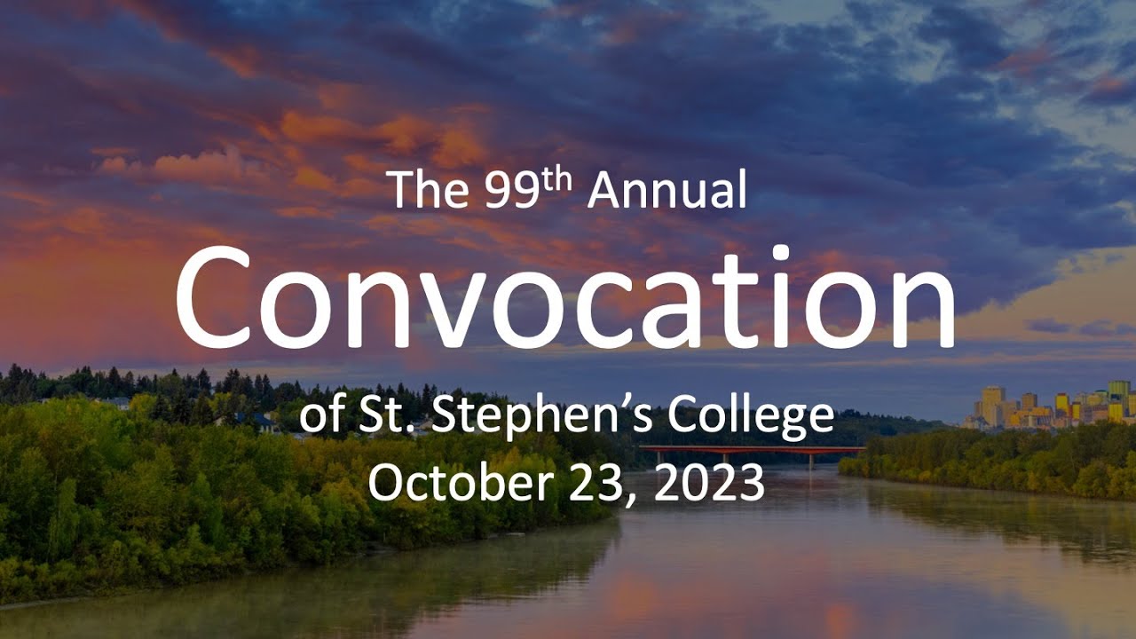 The 99th Annual Convocation of St. Stephen's College (2023) - YouTube