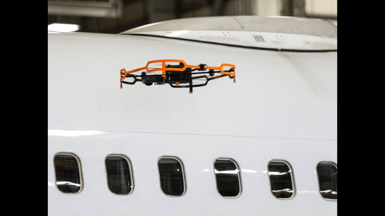 AAR leveraging drone technology with aircraft inspections - YouTube