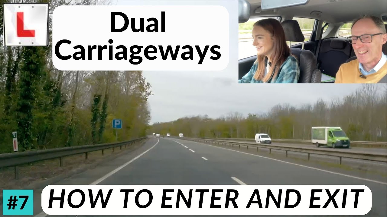 How to Enter and Exit a Dual Carriageway via Slip Roads | Driving ...