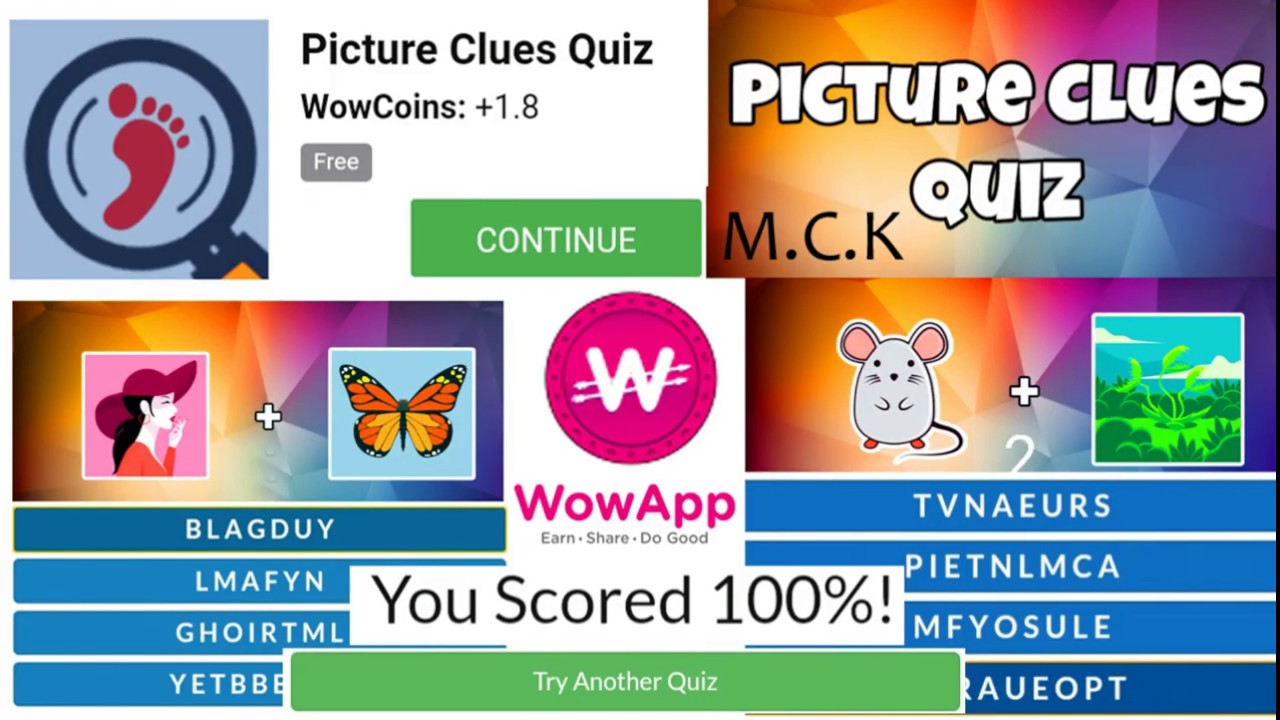 Picture Clues Quiz Answers 100% | Quiz Diva | #MCKHelper #QuizDiva # ...