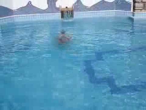 Bodrum'da havuz keyfi.