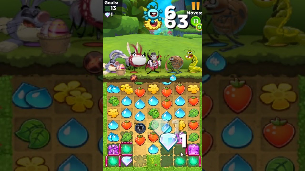 Best Fiends - Hero World Tour Level 707 - Walkthrough - YouTube