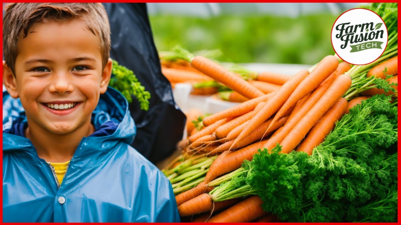 Modern Carrot Farming Techniques: Harvesting & Processing Explained ...