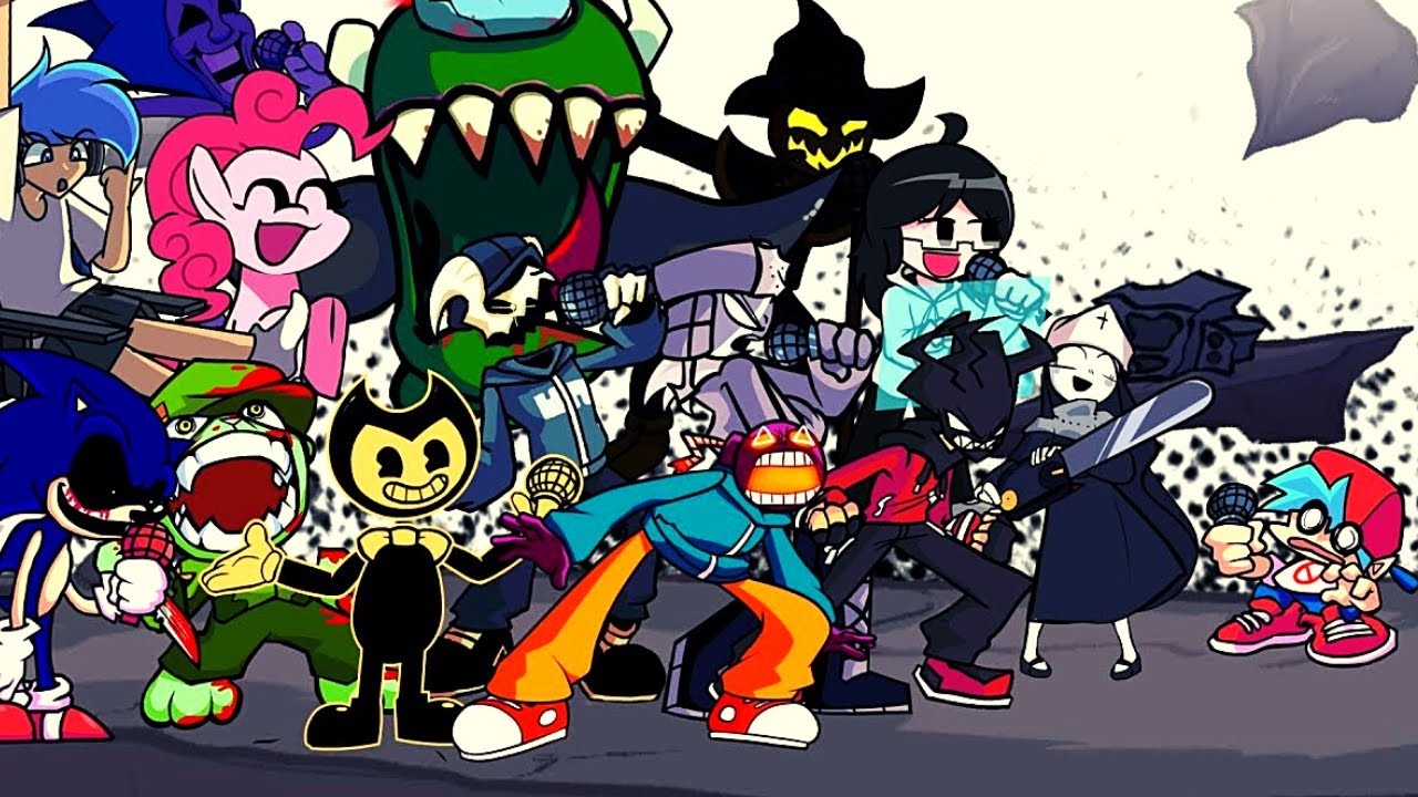 Friday Night Funkin Vs A.G.O.T.I But - Different Characters Sing It ...