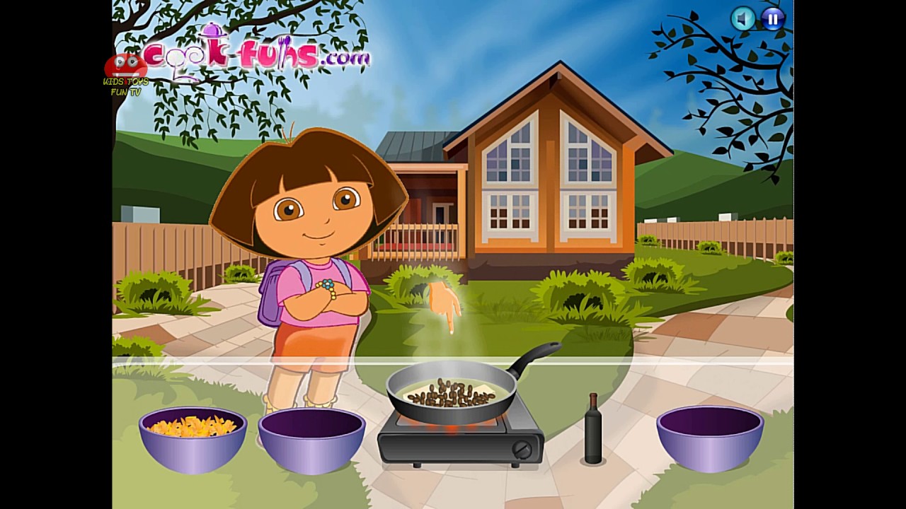 Watch Dora Autumn Breakfast - Great Cooking Game for Kids - YouTube