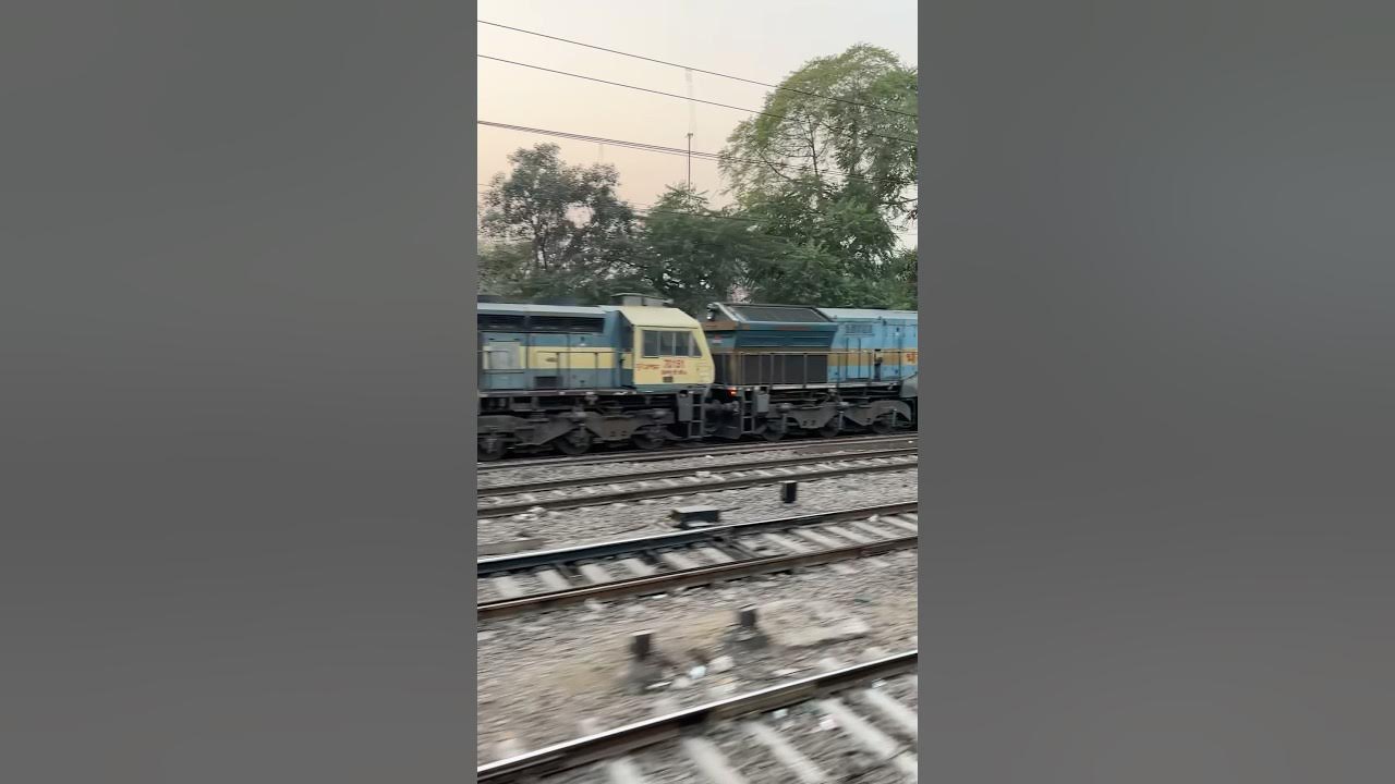 Eastern Railway Andal WDG4 twins with Two Coach Goods Trains #wdg4 #dieselpower #irfbharat # ...