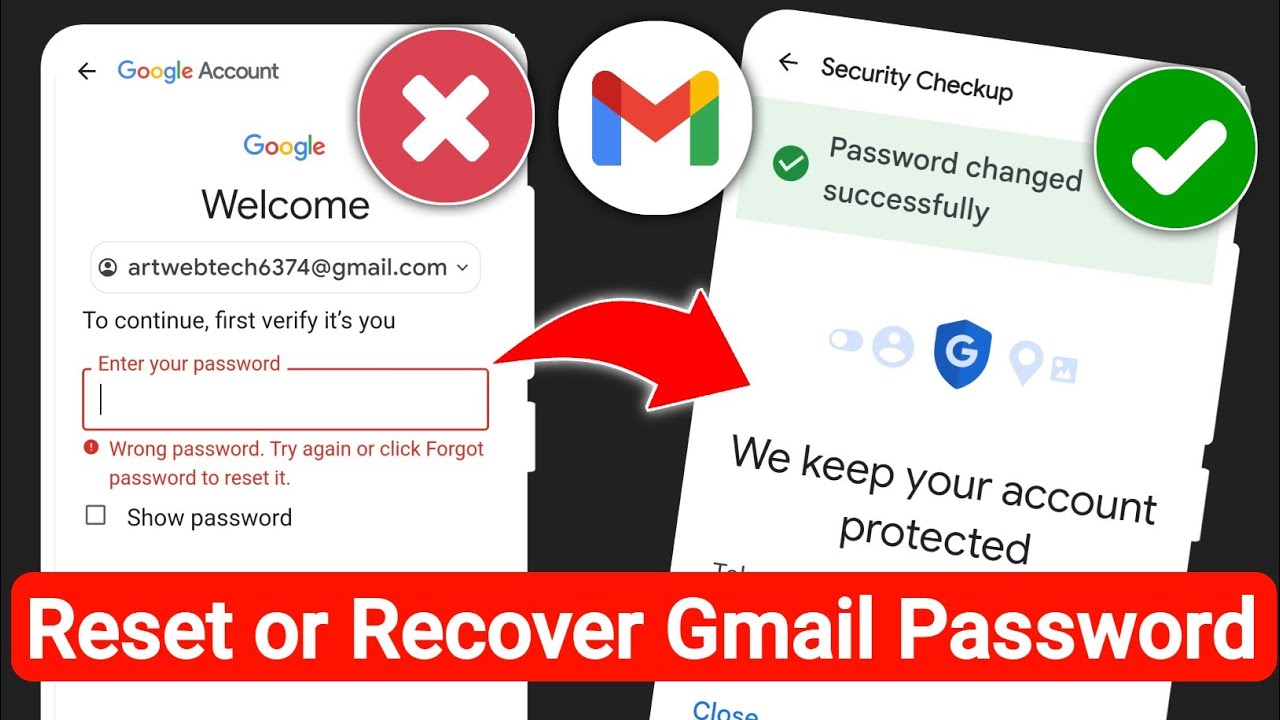 How to Reset or Recover Gmail Account Password if Forgotten (Update ...