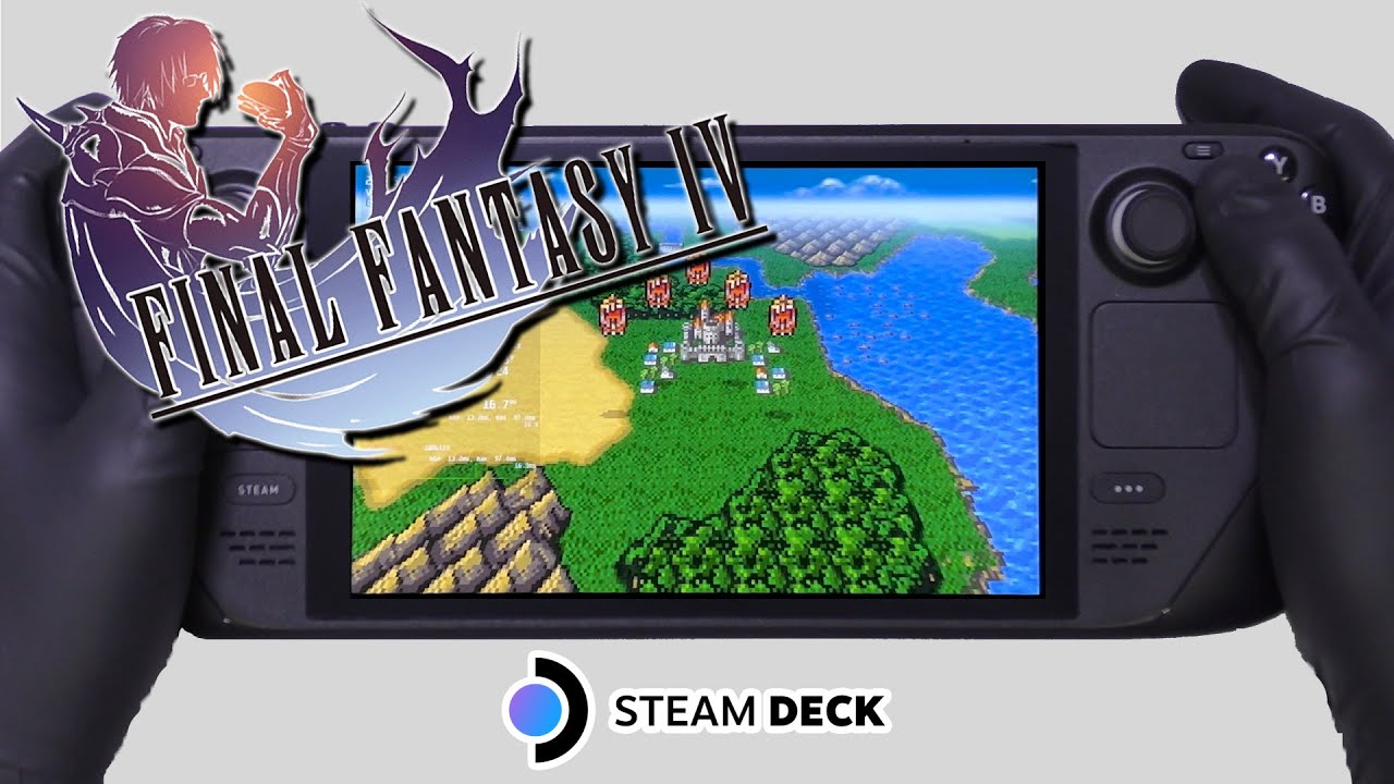 FINAL FANTASY IV | Steam Deck Gameplay | Steam OS | Pixel Remaster ...