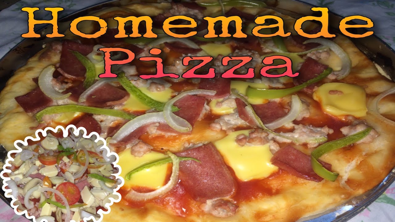 Homemade Pizza Our First Pizza Making / Alexgen Recipe, Panlasang Pinoy ...