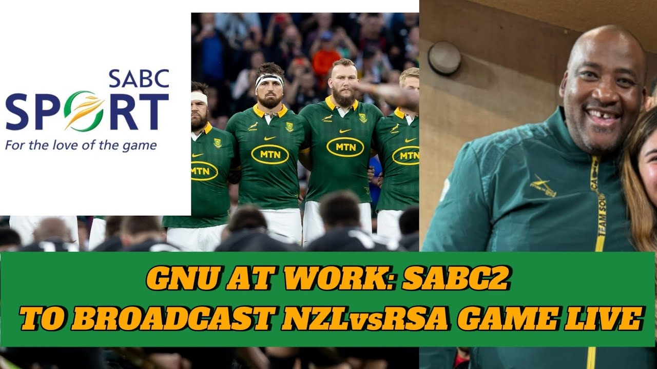 GAYTON MCKENZIE MAGIC: SABC 2 TO BROADCAST #NZLvsRSA RUGBY GAME LIVE # ...