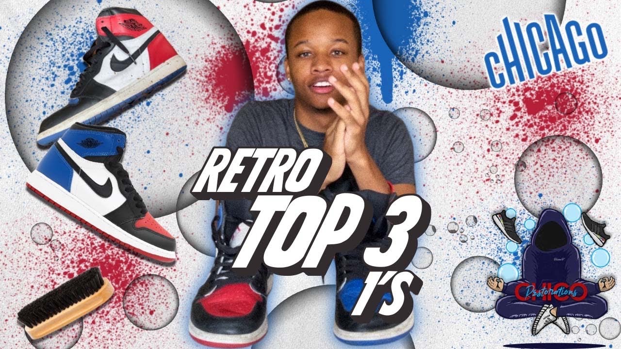 How to Clean Jordan 1s (Top 3's), Best WAY!! - YouTube