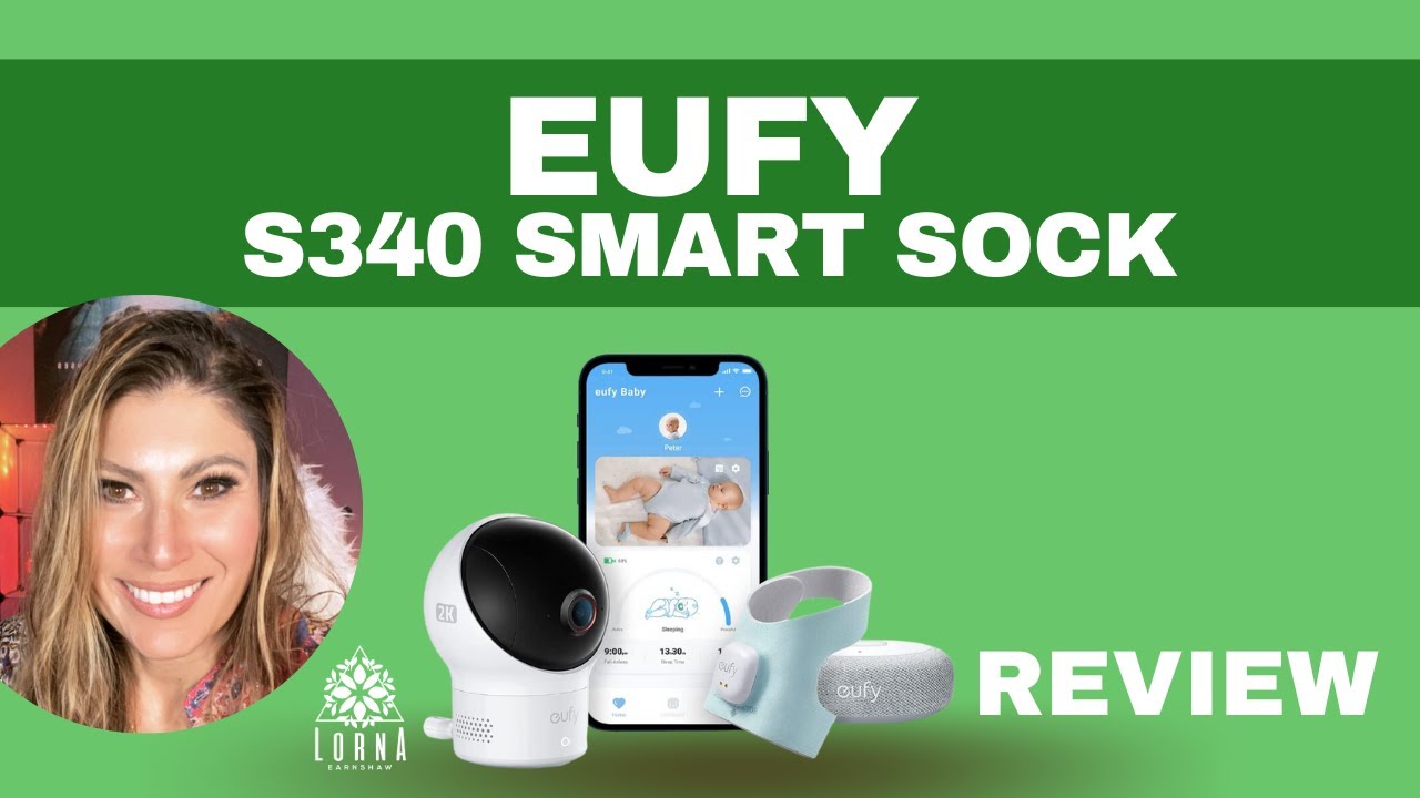 eufy Baby S340 Smart Sock, Track Sleep Patterns and Heart Rate, 2K Resolution Camera, AI Cry ...