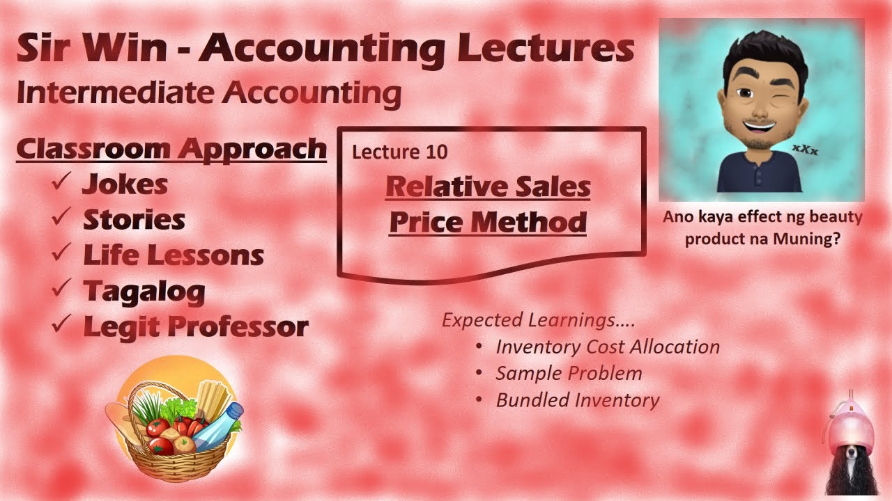 Lecture 10: Relative Sales Price Method. Inventory Accounting ...