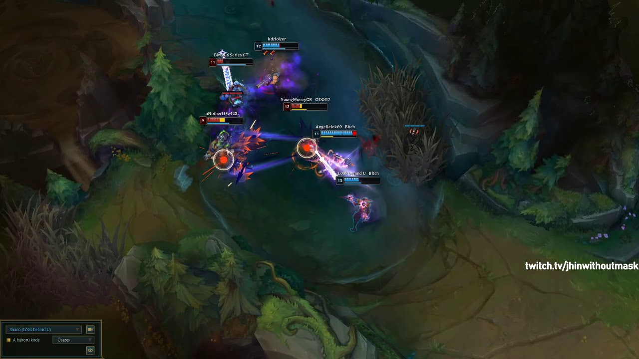 League of Legends | L00k behind U | Shaco PENTAKILL - YouTube