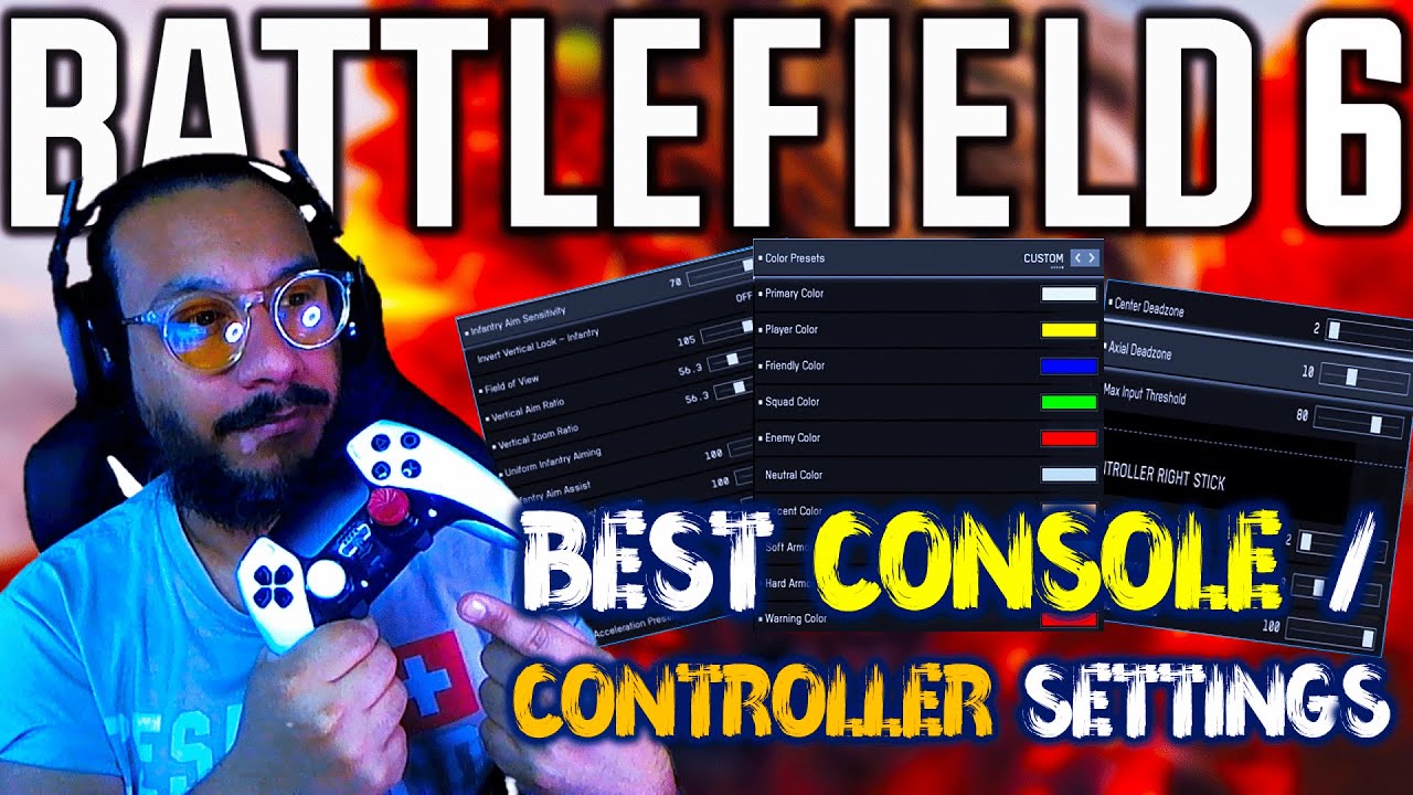 Battlefield 6 BEST Console Settings - Ultimate Controller Setup for PS5 & Xbox Players! - YouTube