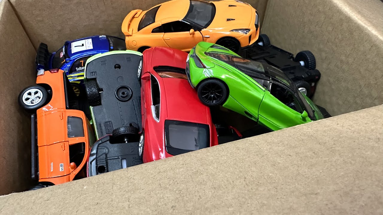 Mix of Cool Metal Cars in Box - YouTube