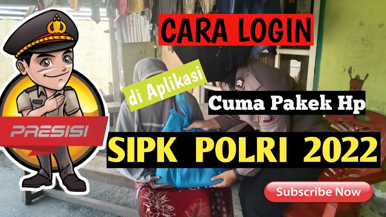 CARA LOGIN SIPK POLRI 2022 || CUMA PAKEK HP AJA 💯 - YouTube