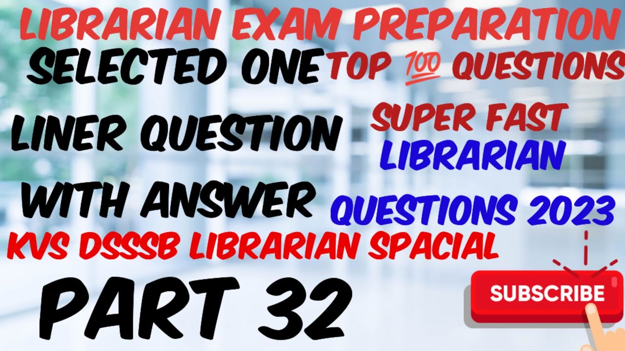 librarian questions answers/librarian important questions answers ...