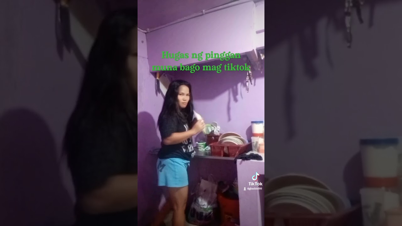 mag hugas muna Ng pinggan bago mag TikTok - YouTube