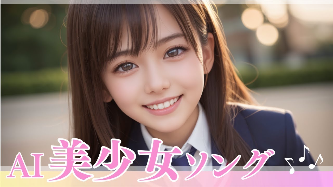 【027】春の勇気 ※リアル系AI美少女! 軽やか元気ソング！春風に乗って一歩踏みだそう～！#美少女 #制服 #アニメ #画像生成AI #suno ai #音楽 #癒し - YouTube