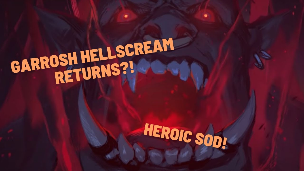 Garrosh HellScream RETURNS in Sanctum of Domination?! Garrosh Cinematic! 9.1 Wow Shadowlands ...