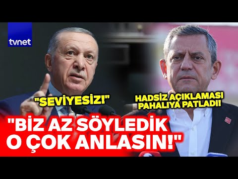 Erdoğan'dan Özgür Özel'in hadsiz hakaretine ilk cevap! \