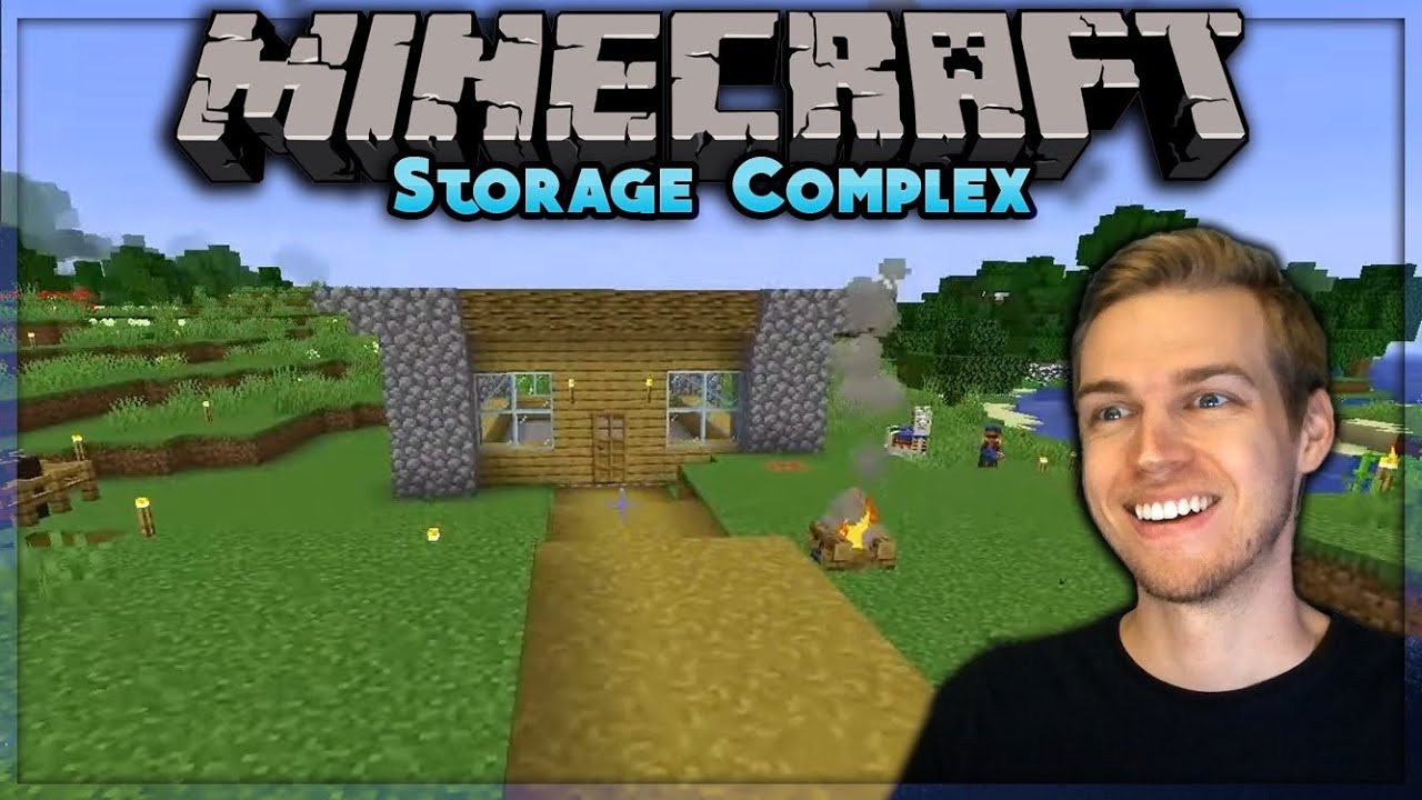 BUILDING MY STORAGE COMPLEX! Vanilla Minecraft 1.15 Survival - YouTube