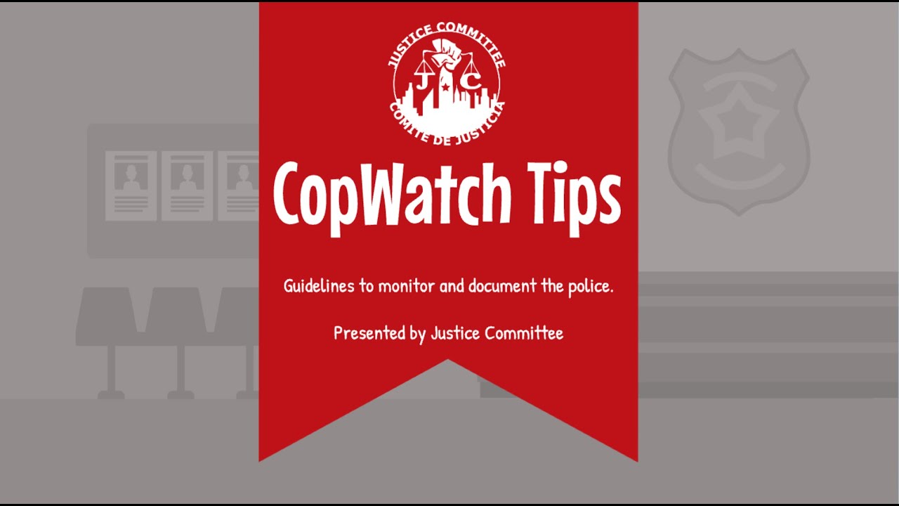 CopWatch Best Practices - YouTube