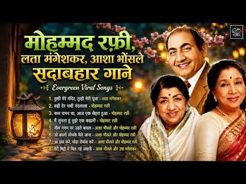 Evergreen Hindi Songs Collection ❤️ Mohammed Rafi Lata Mangeshkar Asha Bhosle | 50s 60s 70s Hit Song