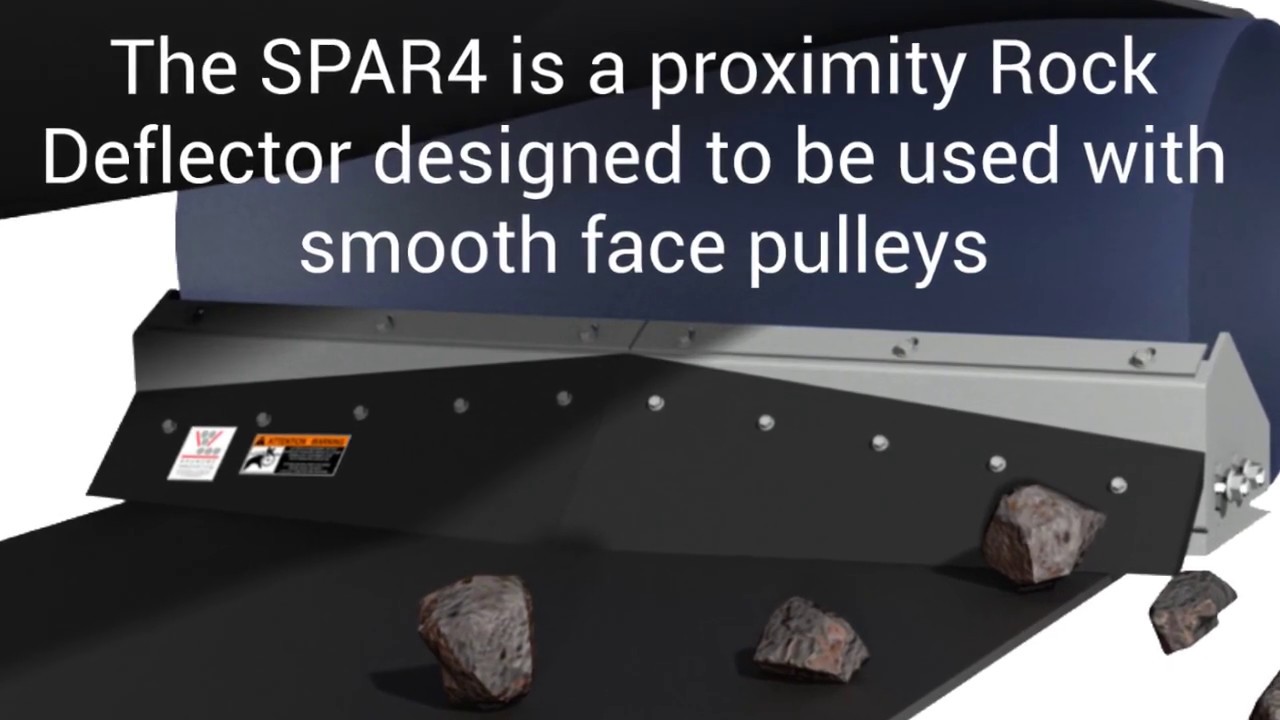 SPAR4 PROXIMITY ROCK DEFLECTOR FOR TAIL PULLEY - YouTube