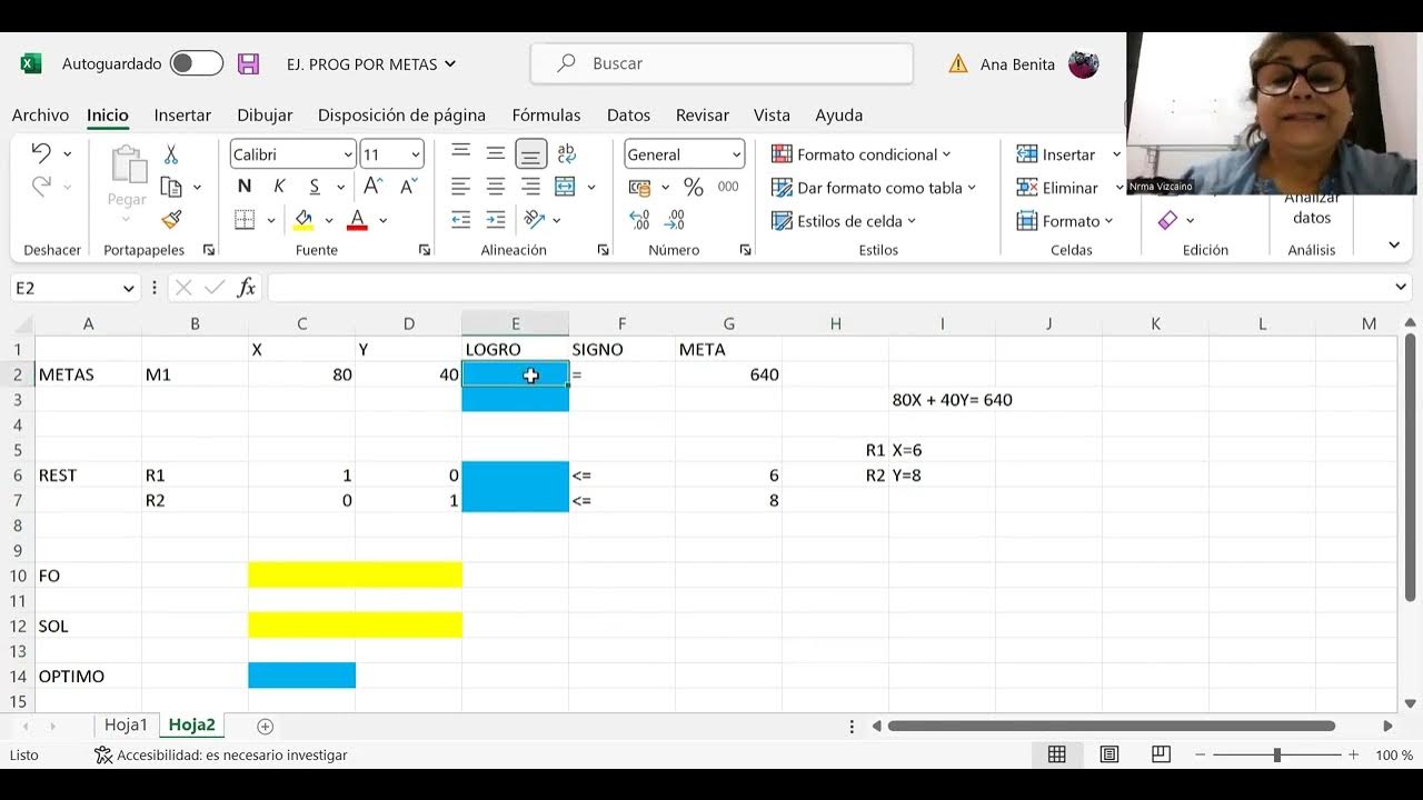 METODO SIMPLEX POR SOLVER DE EXCEL - YouTube