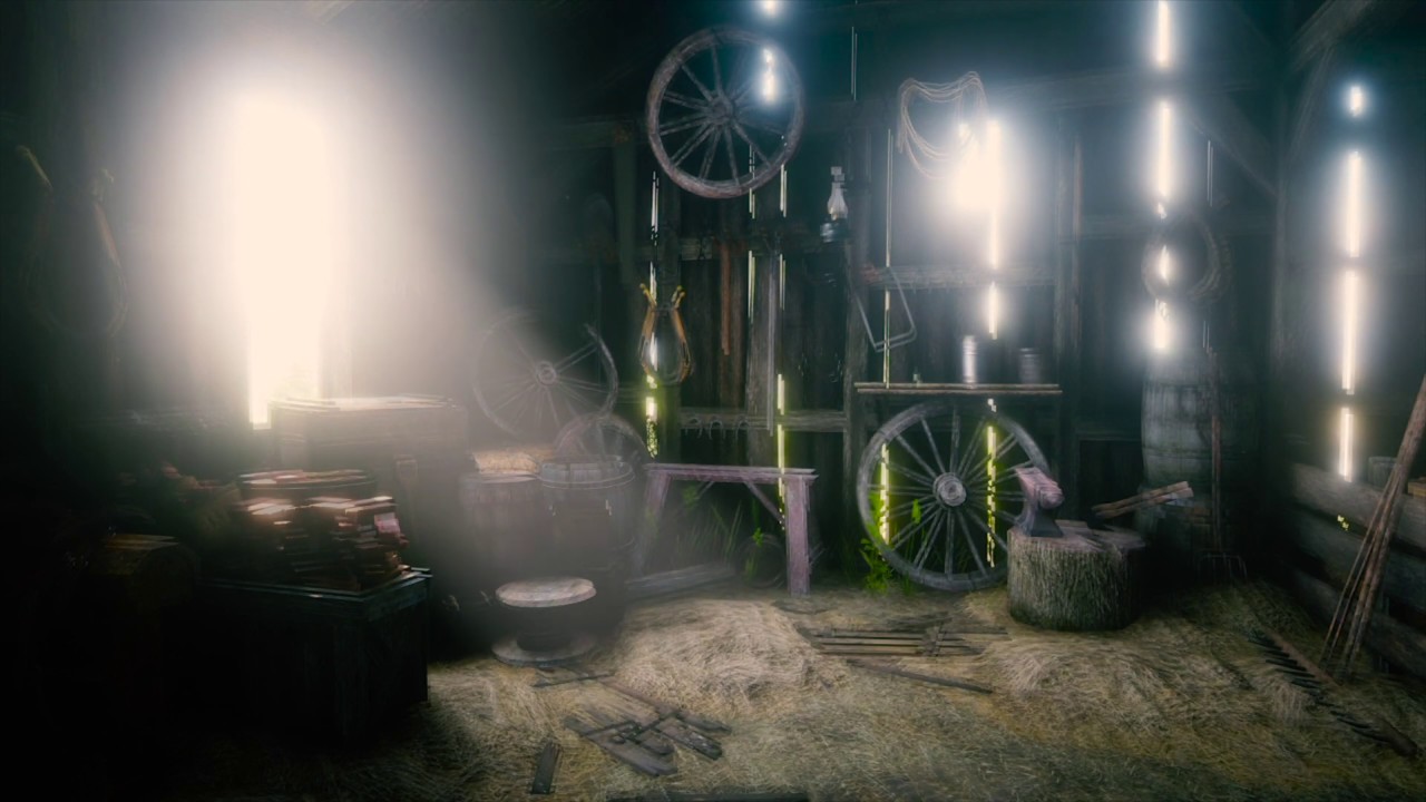 Red Dead Redemption 2 - Abandoned Barn Ambiance (dog barks, birds, wind ...