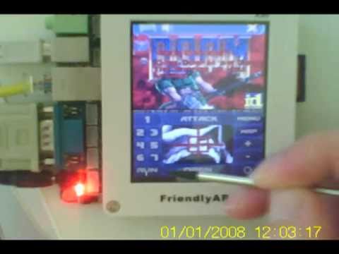 FriendlyArm Samsung Mini S3C2440 ARM - DOOM - YouTube