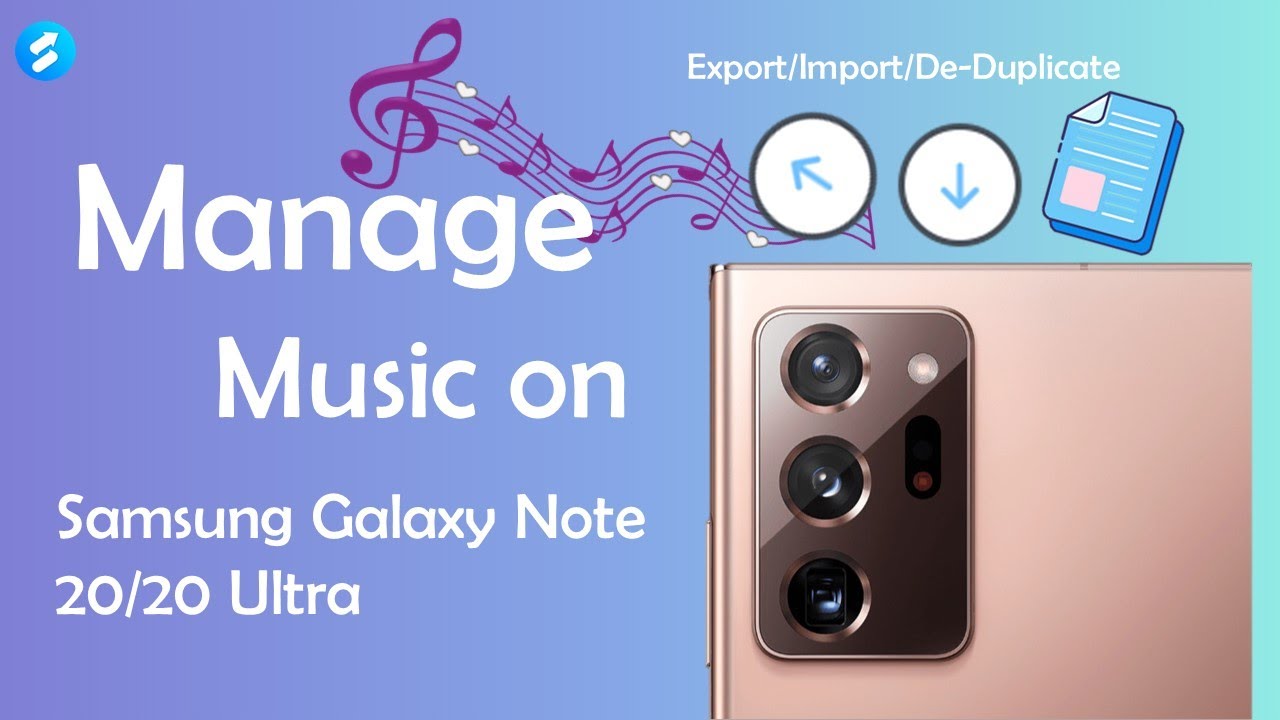 How to Manage Music on Samsung Galaxy Note 20/20 Ultra - YouTube